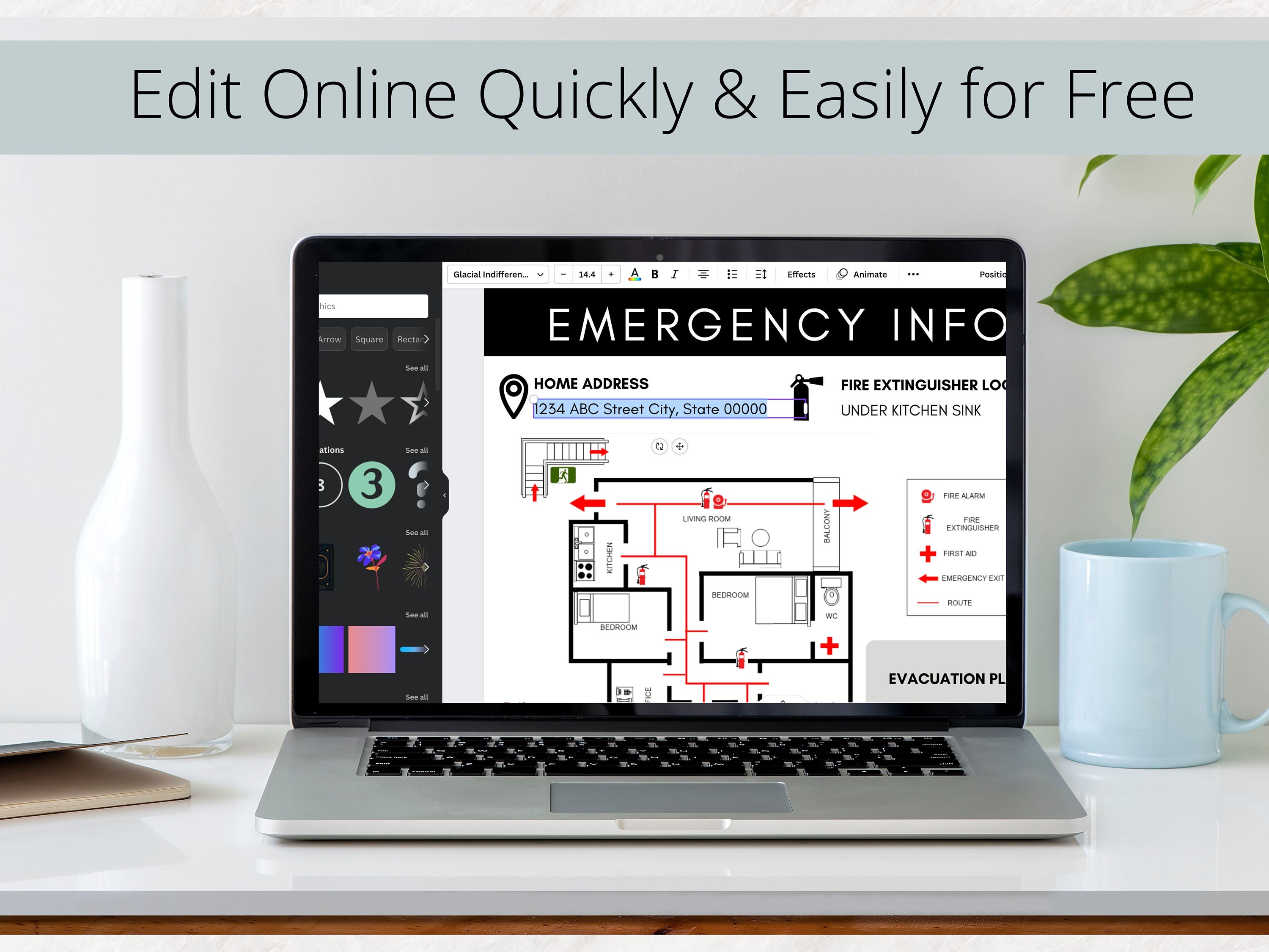 Airbnb Emergency Fire Escape Plan | Evacuation Safety Plan | Airbnb ...
