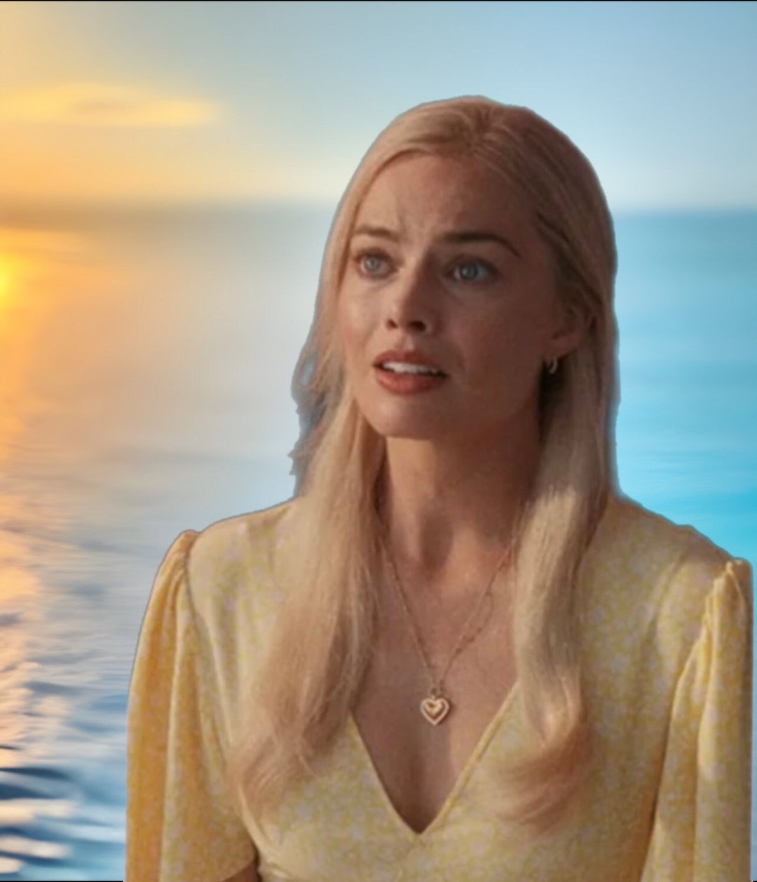 Barbie the Movie Barbie Necklace morgot Robbie Barbie - Etsy