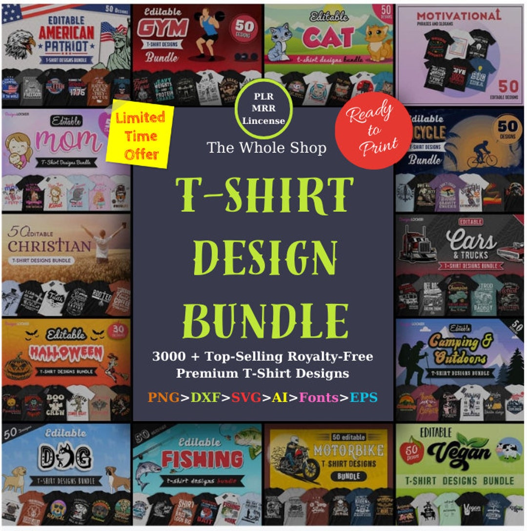 Personalized T-shirt Designs Bundle Upgrade Your Style Instantly ...