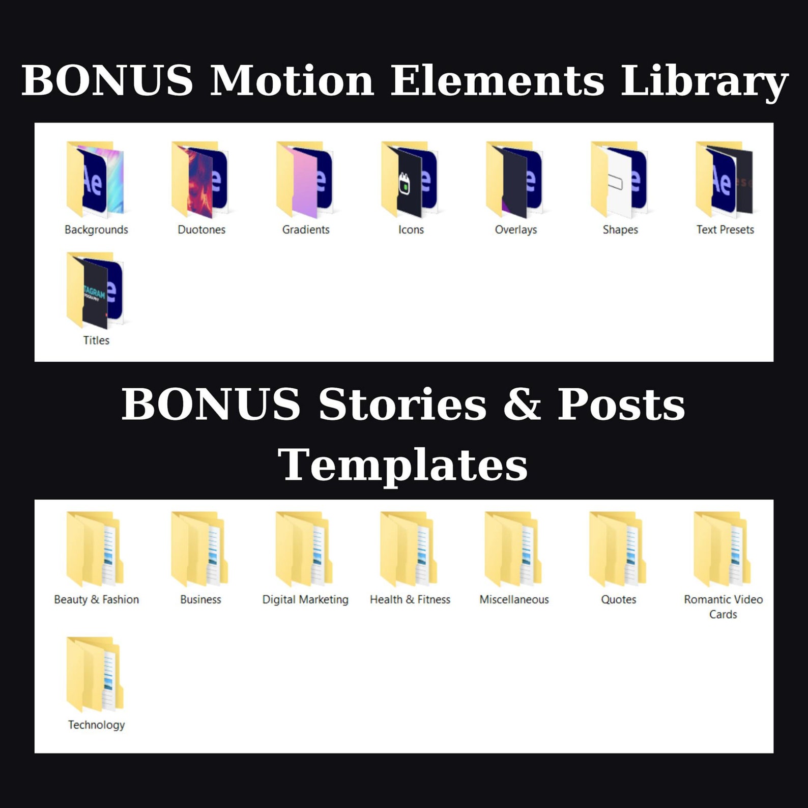 Digital Products Social Media Stories Templates Bundle for Instagram ...