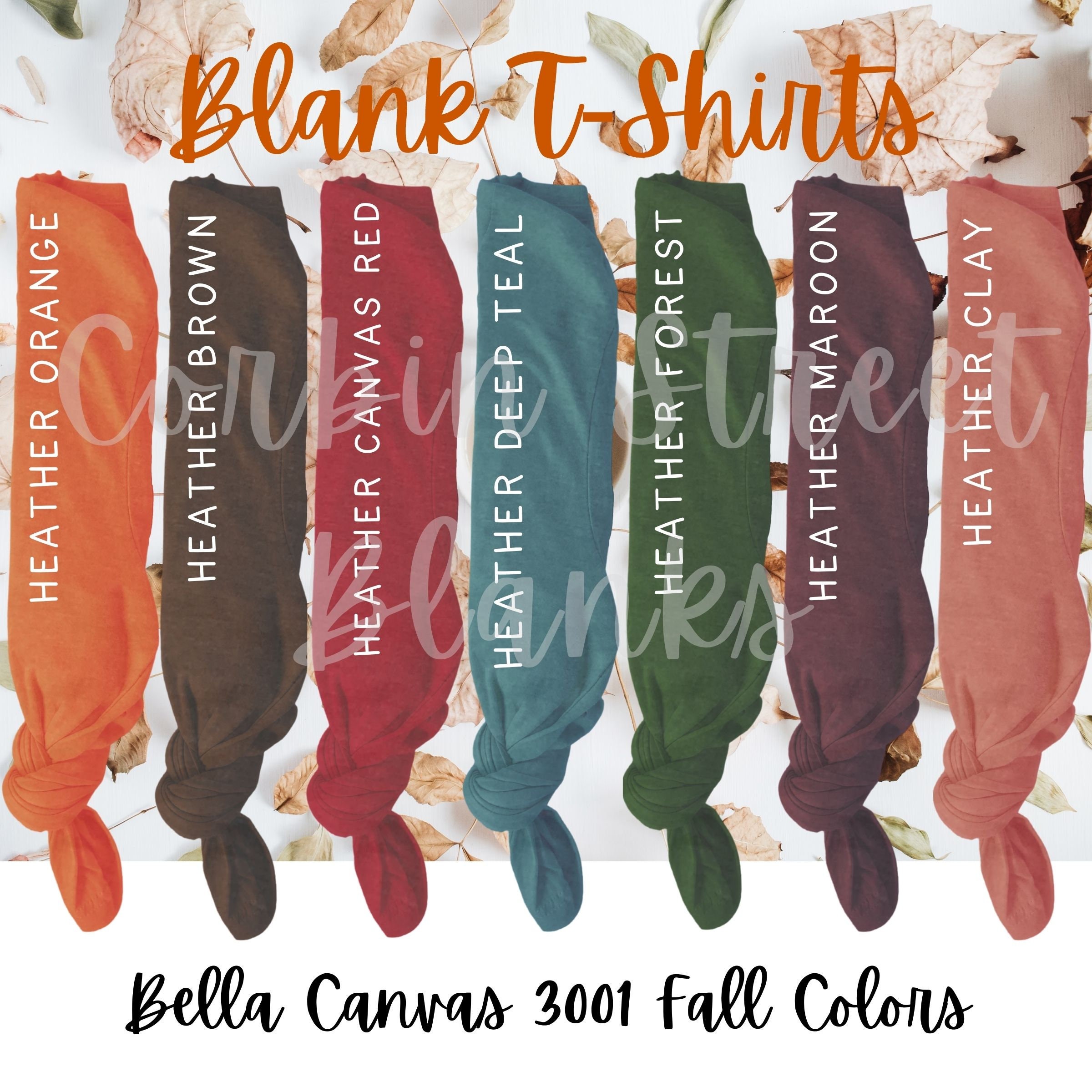 Fall Colors CVC | Heather Collection | Autumn | Blank Bella Canvas ...