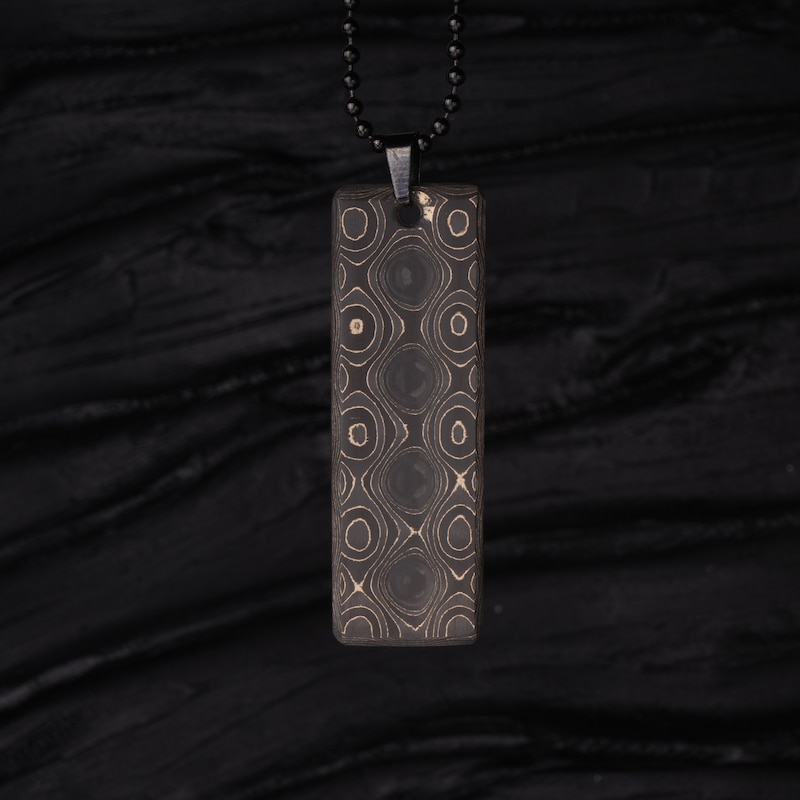 Damascus Gold Necklace - Etsy