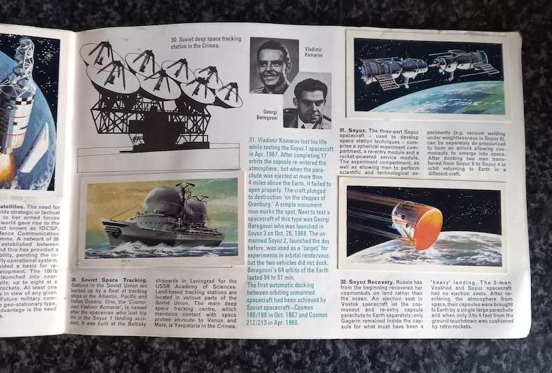 Brooke Bond Picture Cards the Race Into Space. Complete Set Official ...