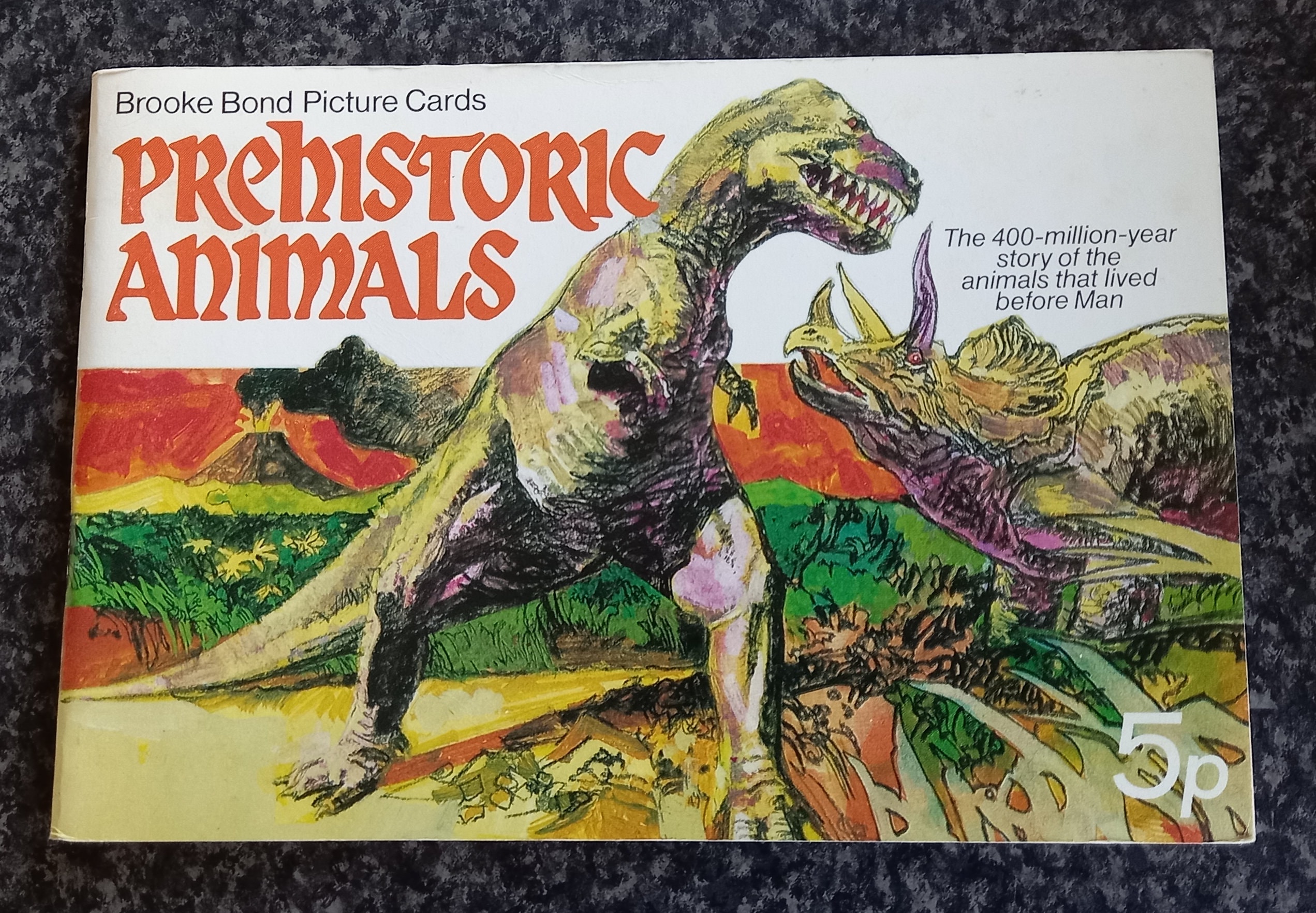 Brooke Bond Picture Cards Prehistoric Animals. Complete Set in Official ...