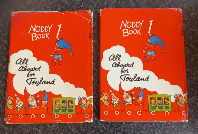 Noddy Goes to Toyland by Enid Blyton. Dust Jacket - Etsy