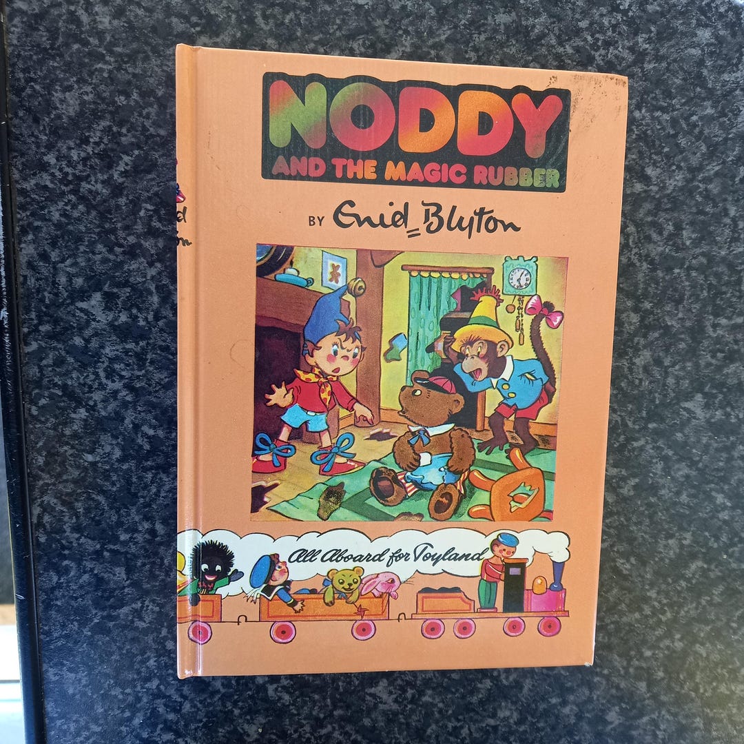 Noddy Goes to School by Enid Blyton. - Etsy