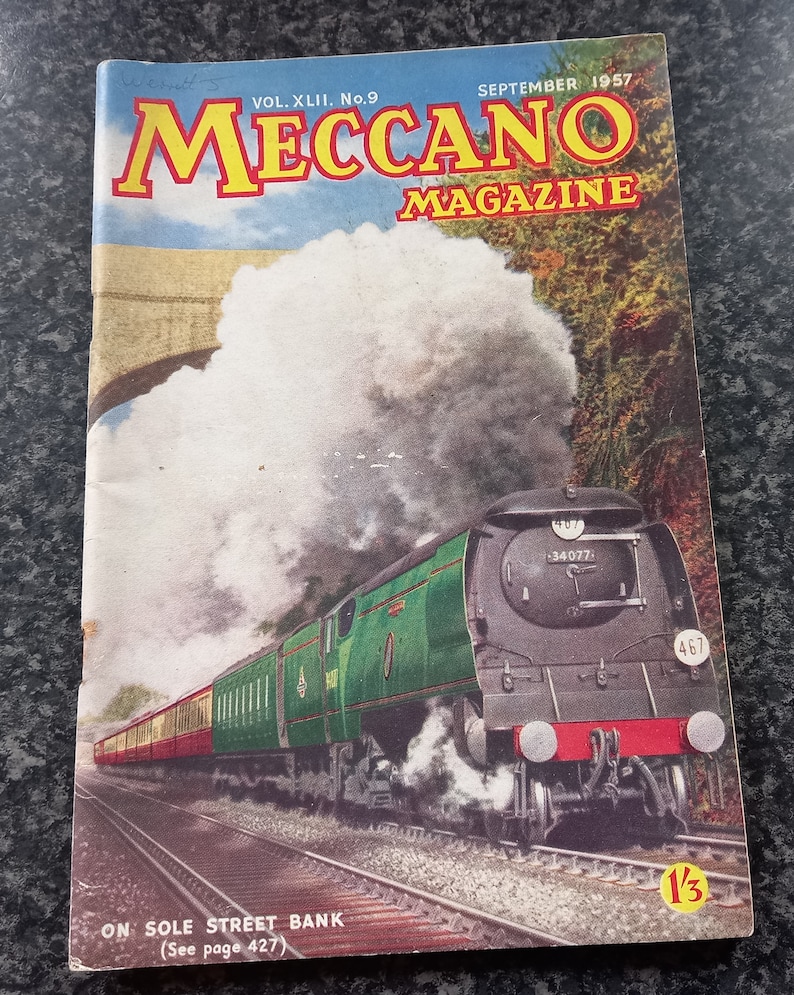 Meccano Magazine September 1957 - Etsy