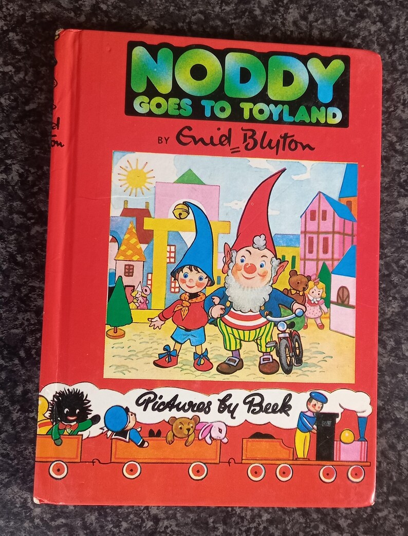 Noddy Goes to Toyland by Enid Blyton. - Etsy Australia