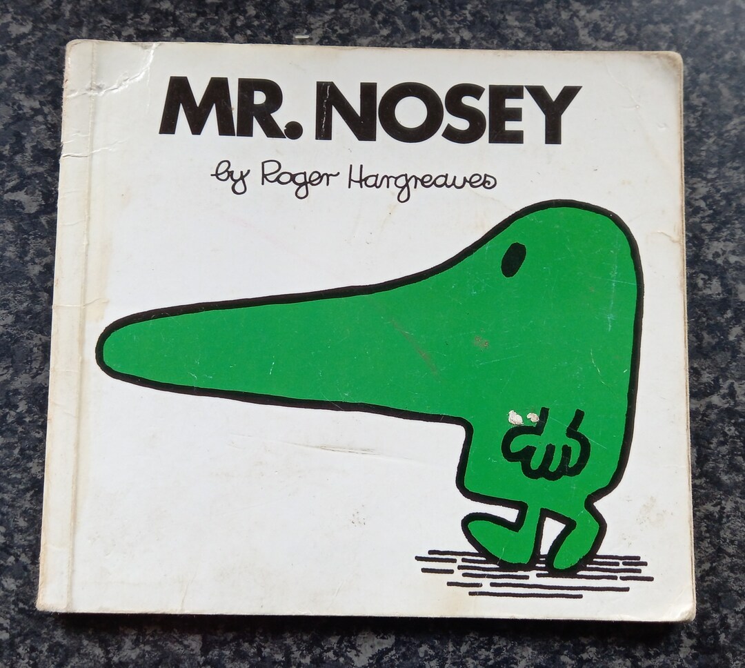 Mr Men Books. Mr Nosey by Roger Hargreaves - Etsy UK