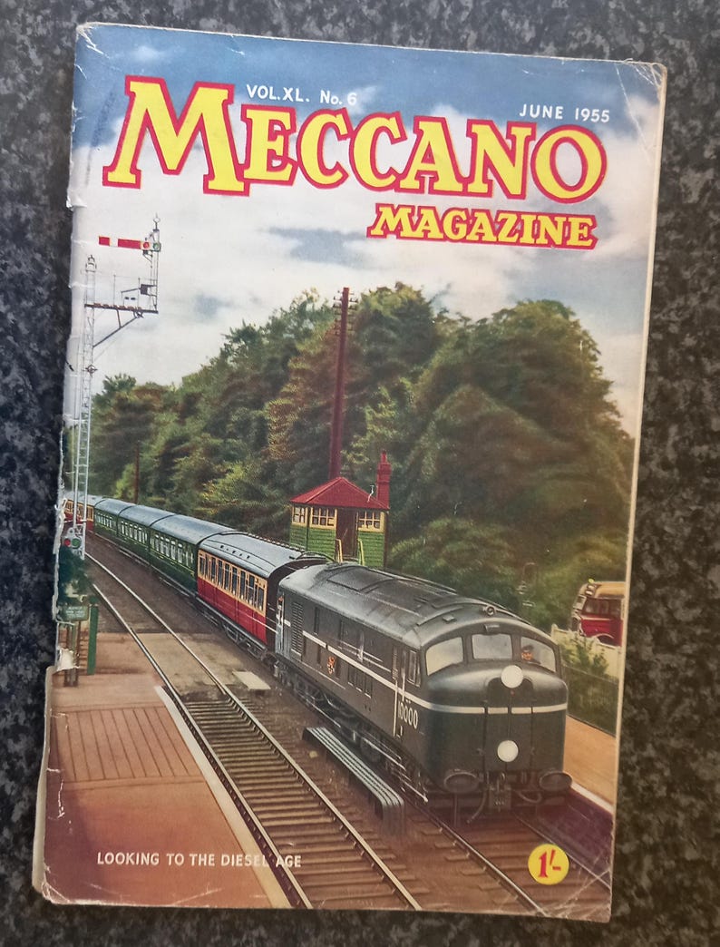 Meccano Magazine June 1955 - Etsy