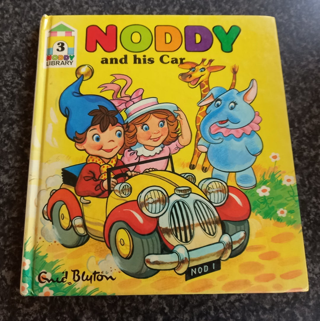 Noddy and His Car.by Enid Blyton. P64 - Etsy UK