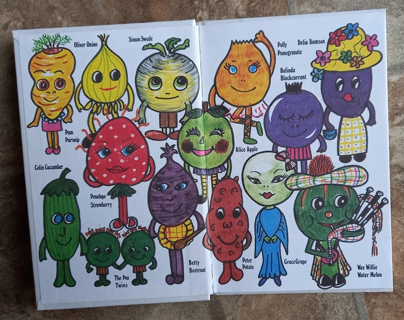 Ladybird Book the Garden Gang. Lucy Leek and Bertie Brussels Sprout ...