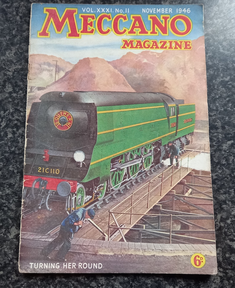 Meccano Magazine November 1946 - Etsy