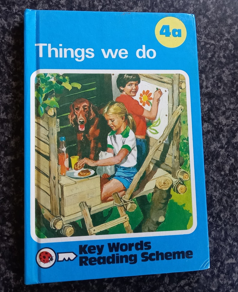 Ladybird Key Words Reading Scheme 4a Things We Do LB 16 - Etsy