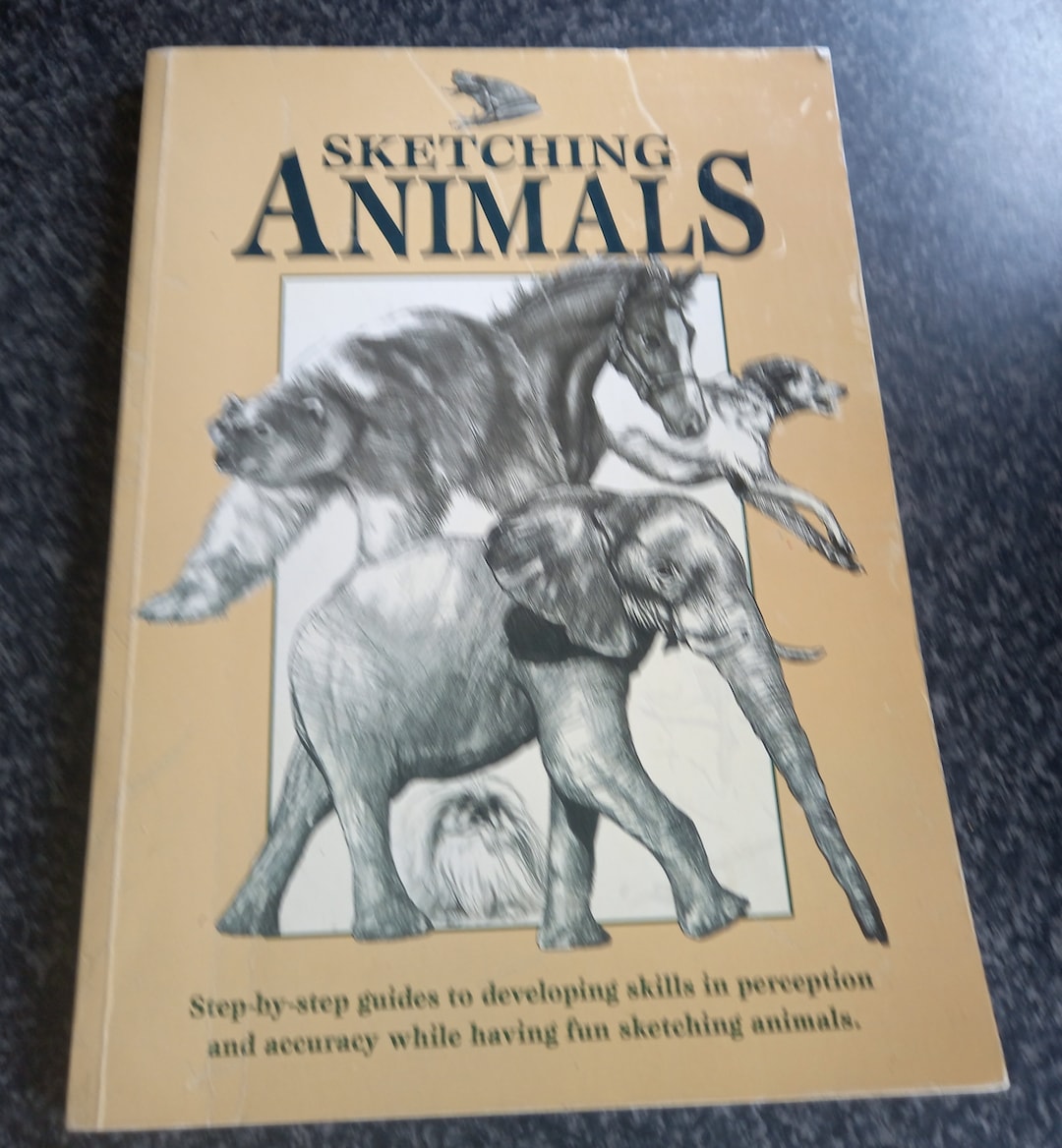 Sketching Animals. Step by Step Guide. P104 ) BL ) - Etsy