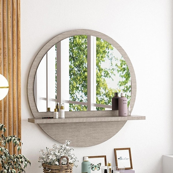 Mirror With Shelf - Etsy