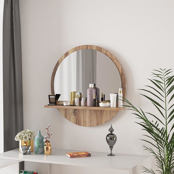 Bathroom Mirror With Shelf - Etsy