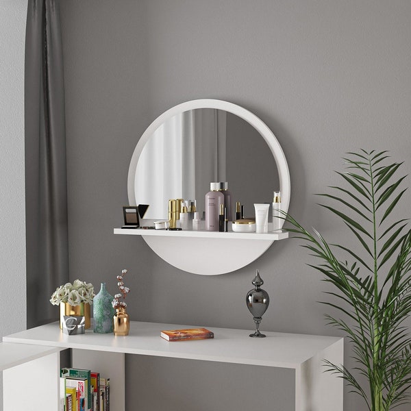 Mirror With Shelf - Etsy