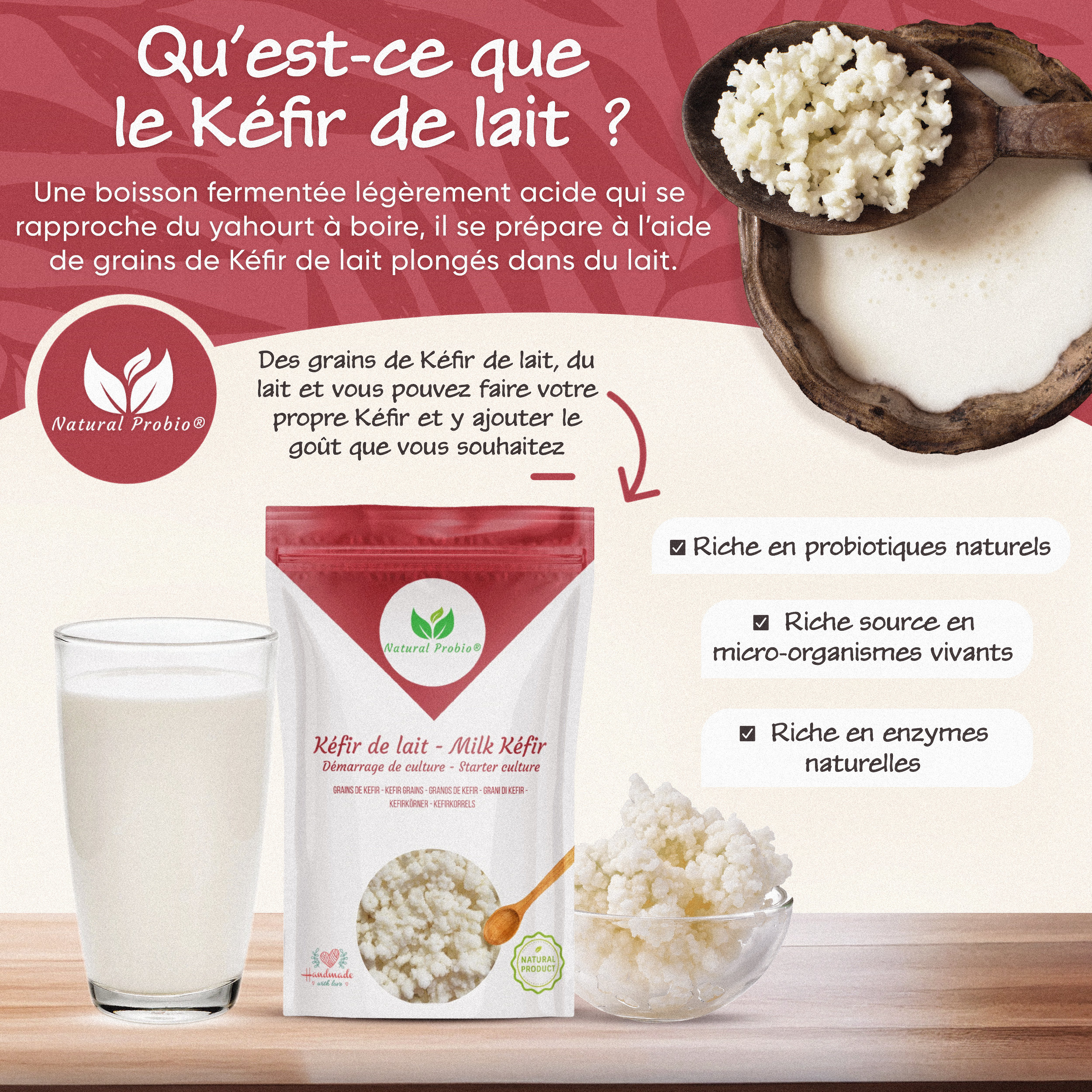 Milk Kefir Grains Culture Starter Kit Full Recipe Included - Etsy Canada