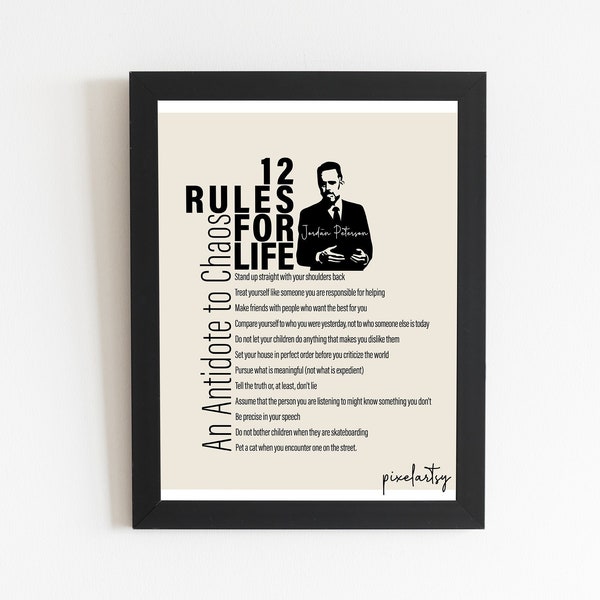 Jordan Peterson Poster - Etsy