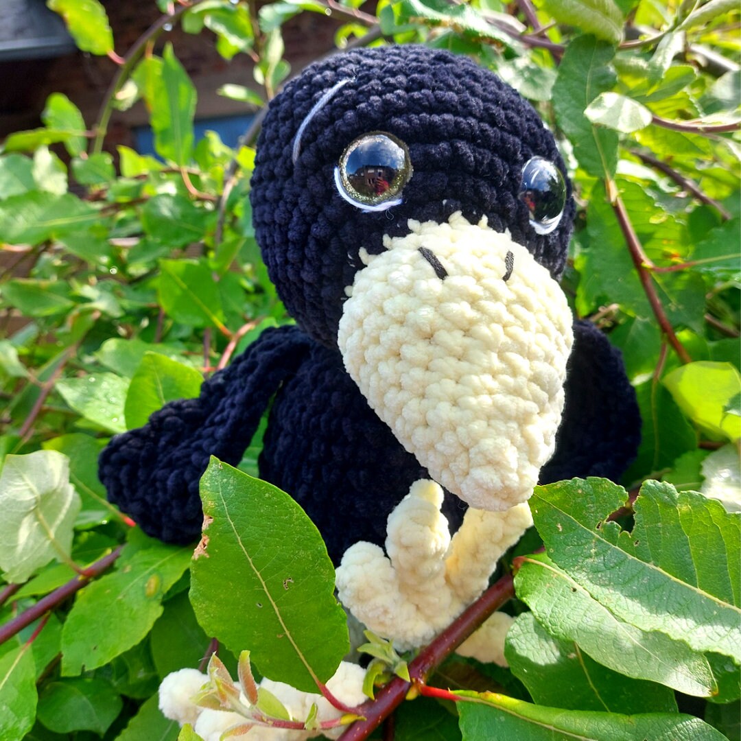 Crochet Pattern Amigurumi Raven "rufus" PDF Download - Etsy