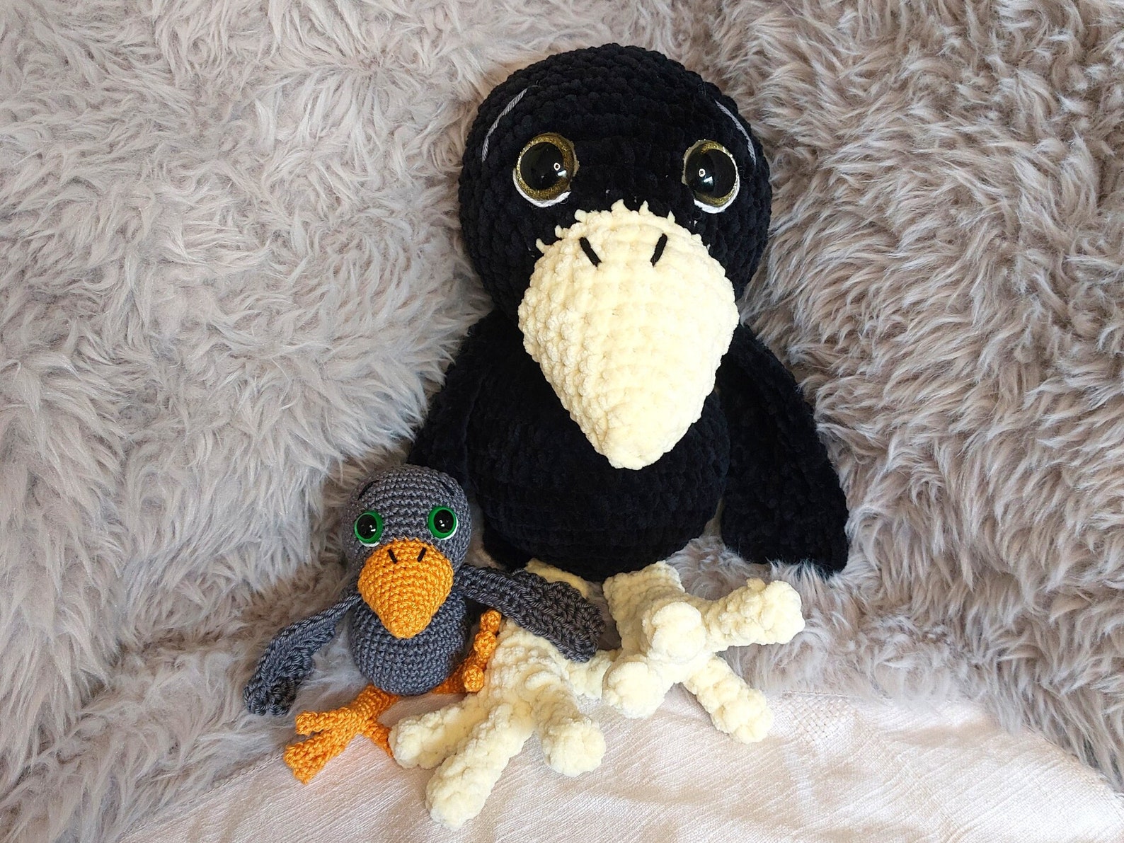 Crochet Pattern Amigurumi Raven "rufus" PDF Download - Etsy
