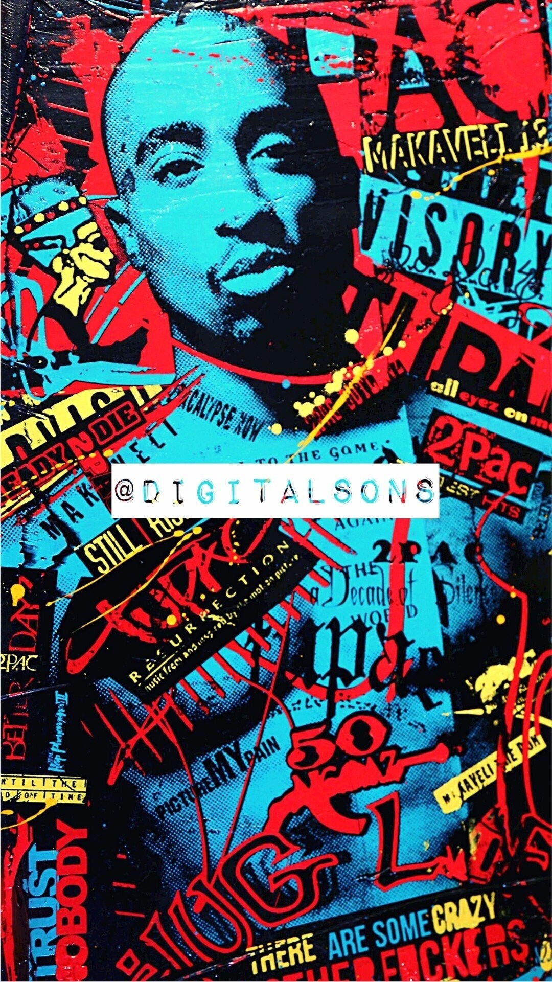 Tupac Painting - Etsy
