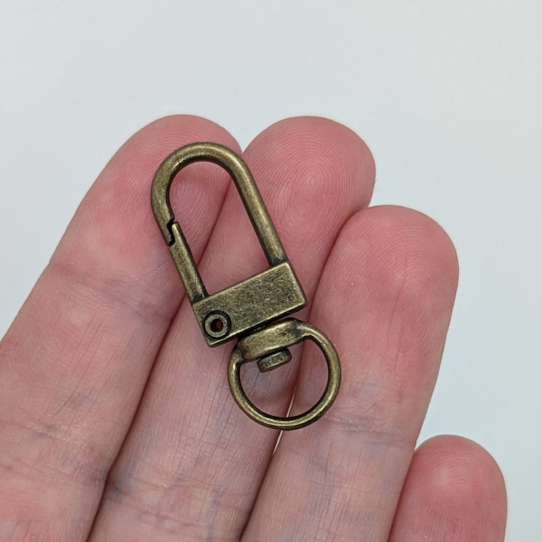 Bronze Effect Lobster Swivel Clasp for Keyring, Packs of 2, 5, 10 and ...