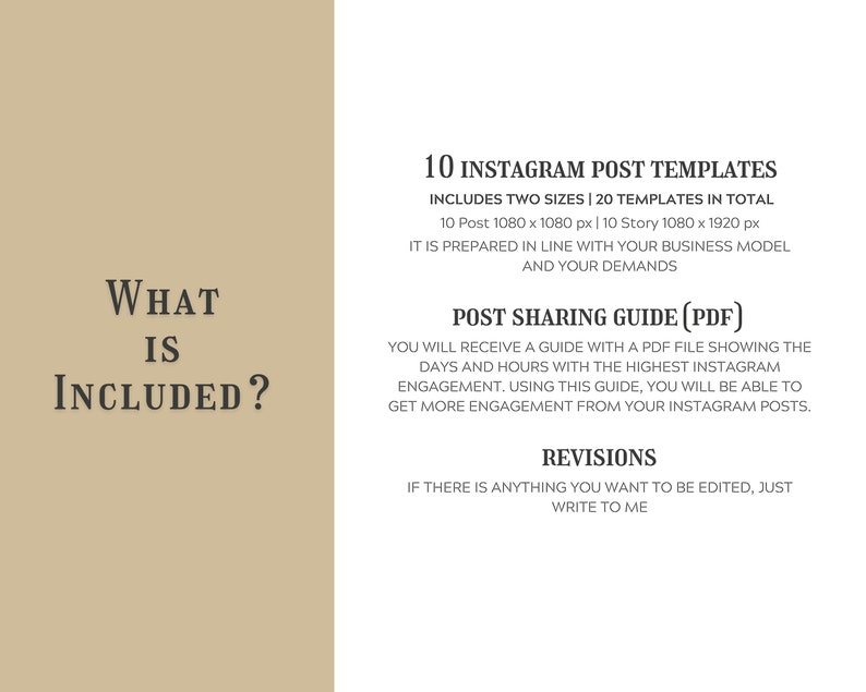 10 Custom Instagram Templates | Custom Order | Instagram Templates ...