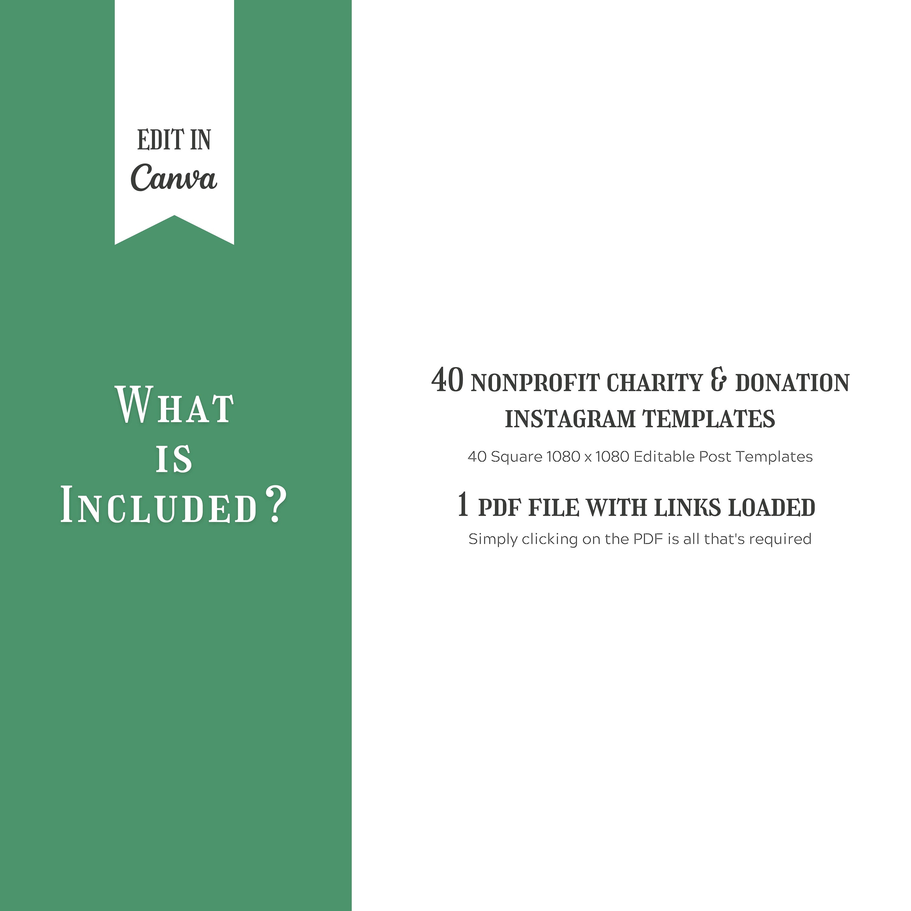 Charity & Donation Instagram Post Templates | Giving Tuesday Templates ...