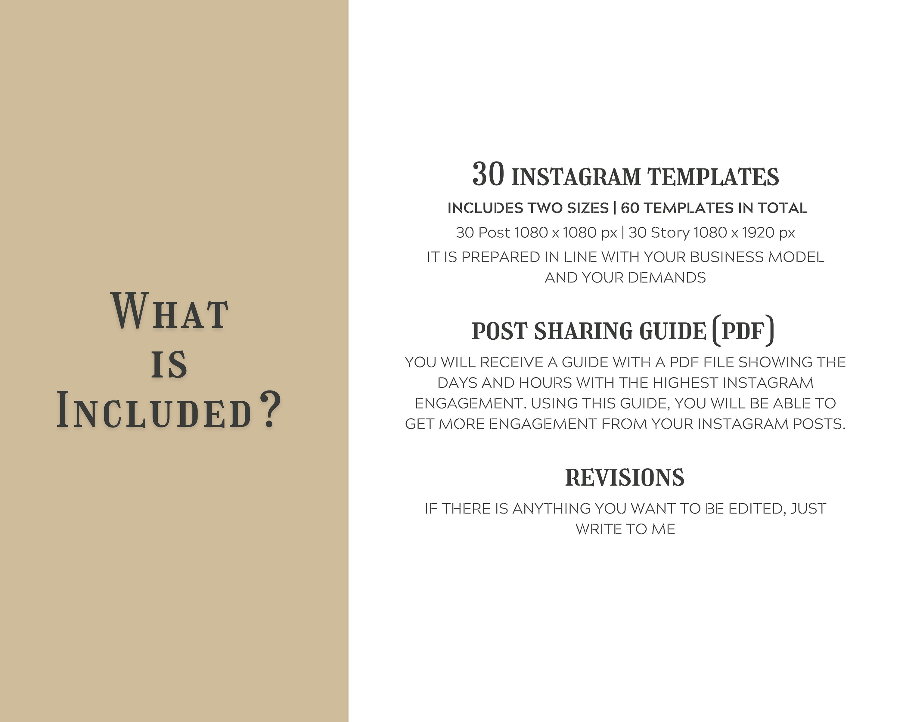 30 Custom Instagram Templates | Custom Order | Instagram Templates ...