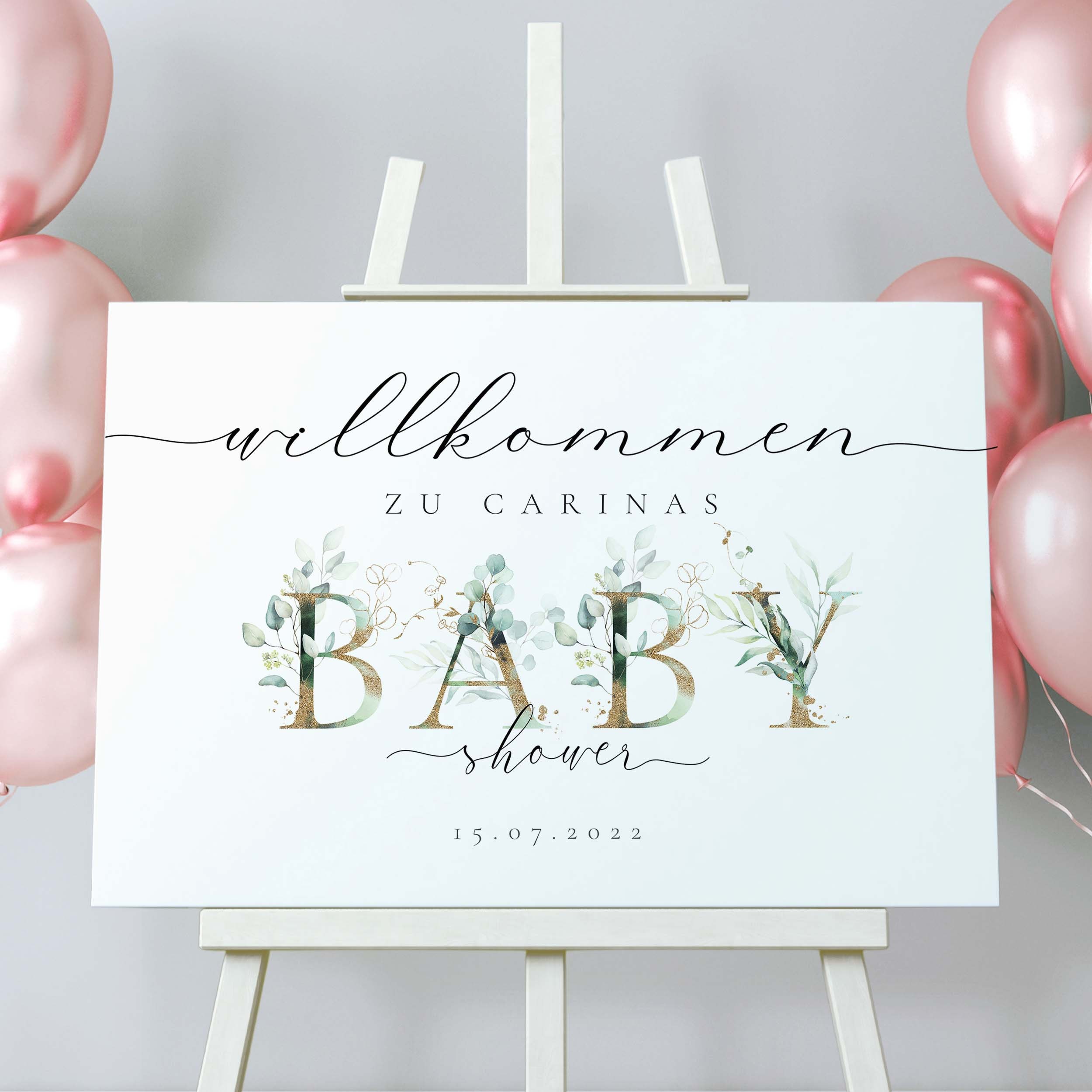 Cartel de bienvenida para baby shower Cartel de bienvenida - Etsy México