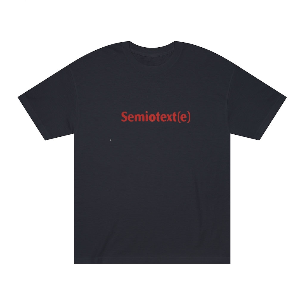 Semiotexte Schizo Culture T Shirt W/ Foucault Guattari Deleuze Lyotard ...