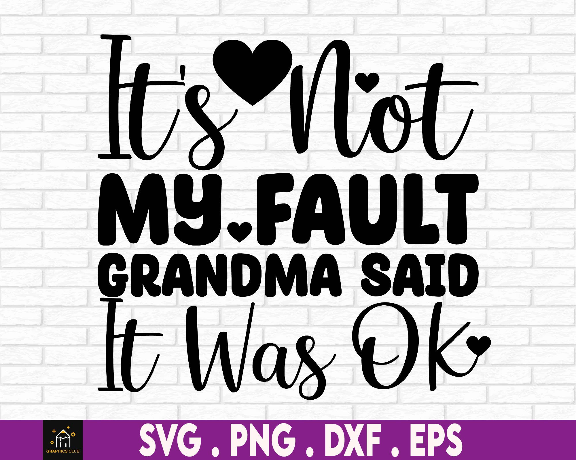 Its My Fault Clip Art