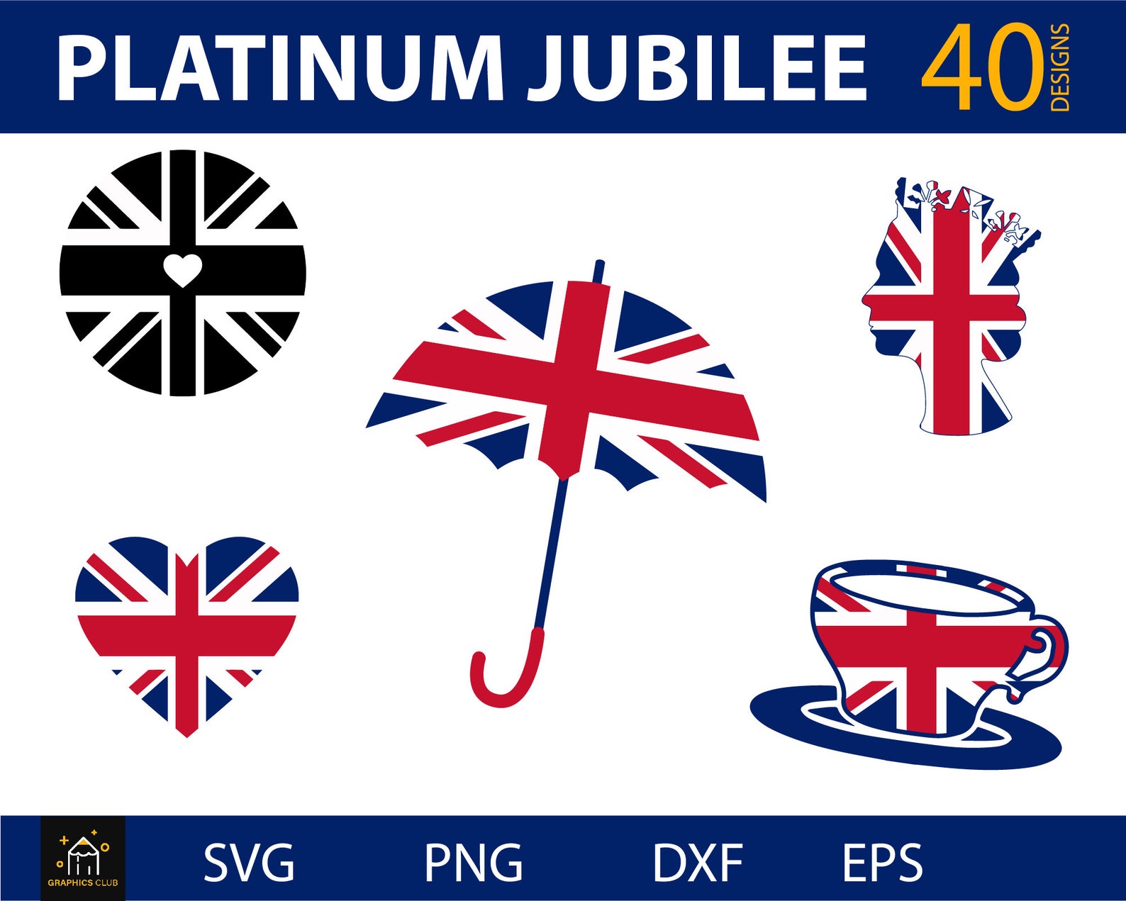 Platinum Jubilee Svg Bundle Queen Svg Queens Jubilee Svg - Etsy