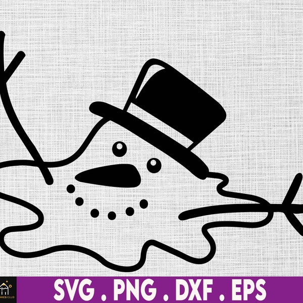 Snowman Clipart - Etsy
