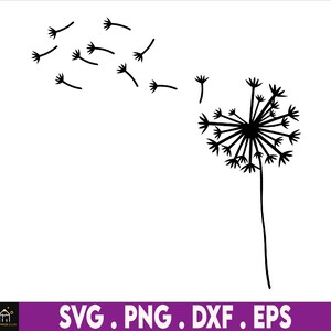 Dandelion SVG, Instant Digital Download Svg, Png, Dxf, and Eps Files ...