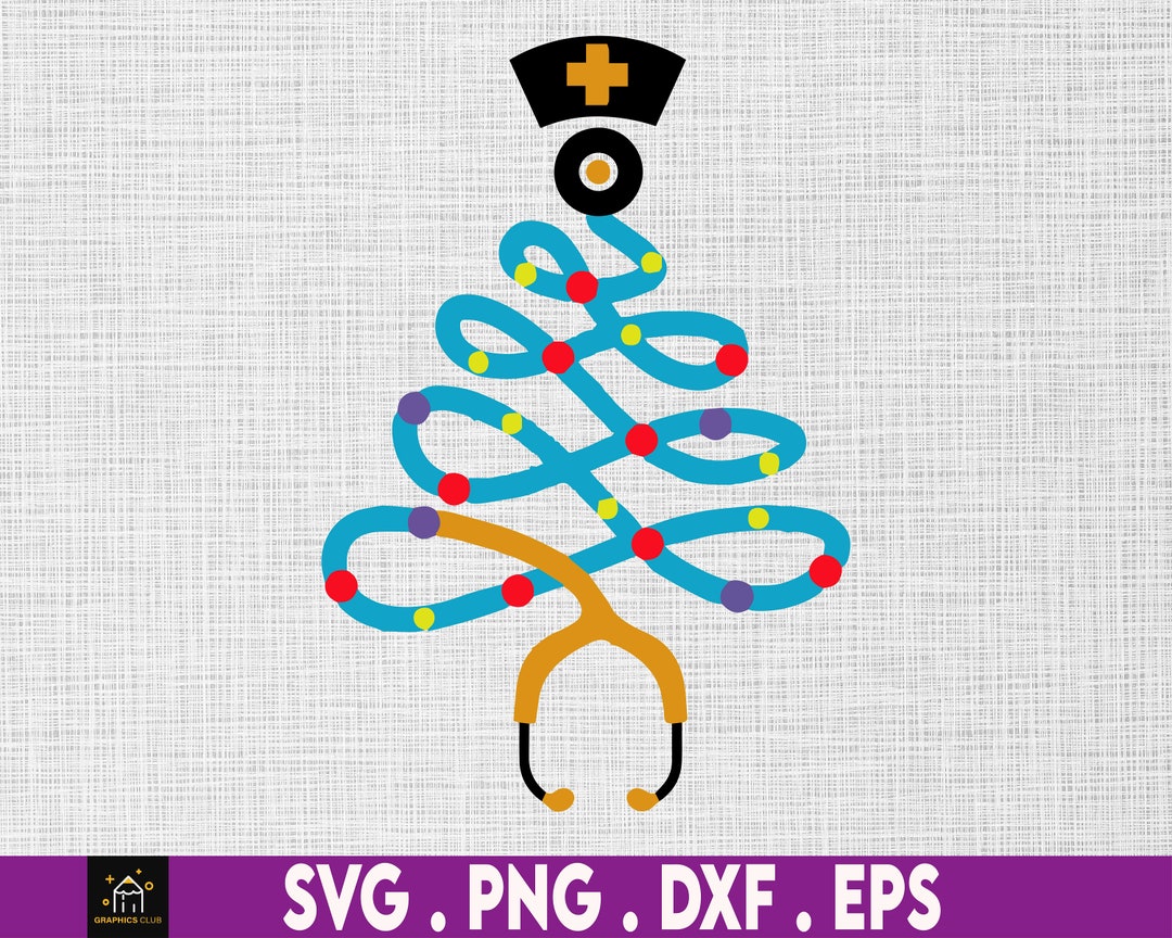 Nurse Crew Svg Png, Christmas Tree Svg, Christmas Nurse Svg, Xmas, Svg ...