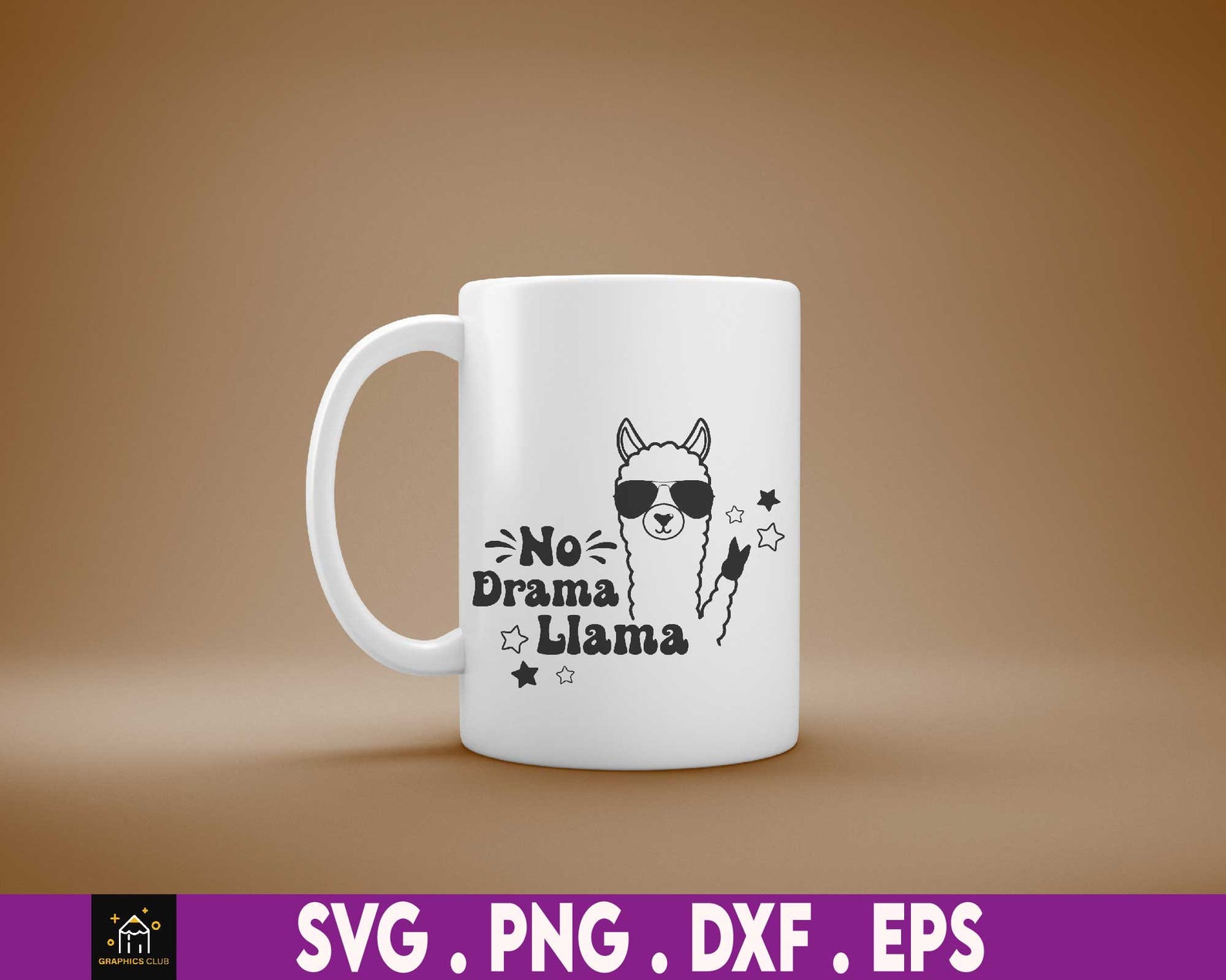 No Drama Llama SVG Cut File Funny Llama SVG Cricut Alpaca - Etsy