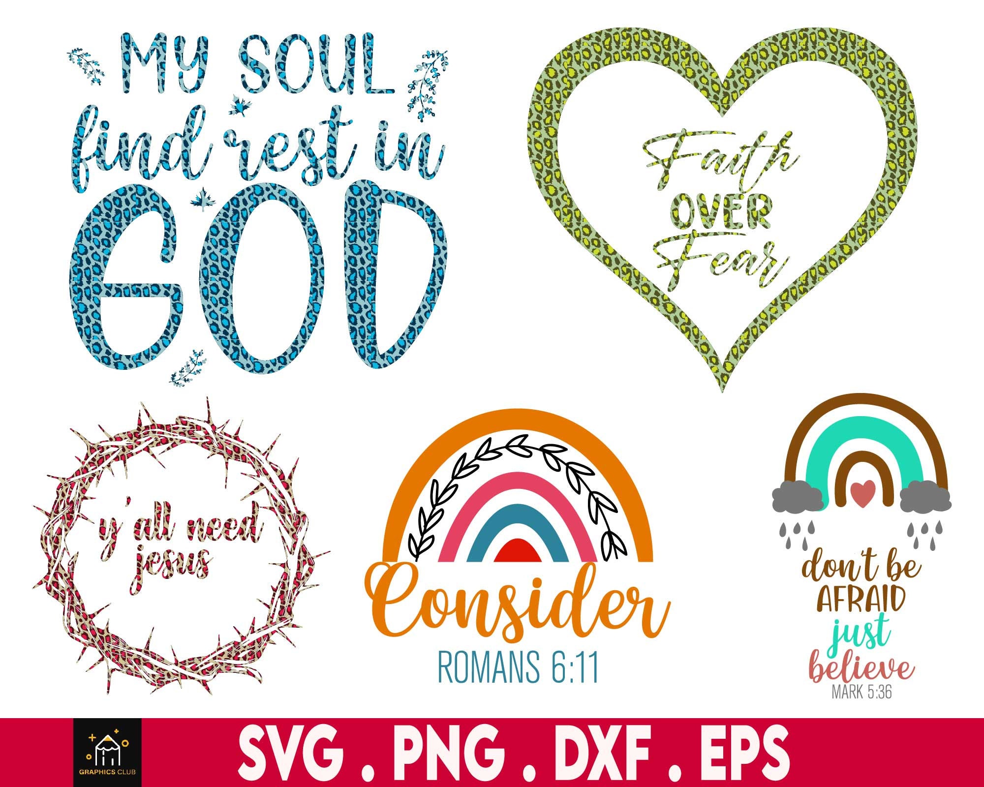 Christian Svg Bundle Bible Verse Svg Religious Svg Bundle - Etsy