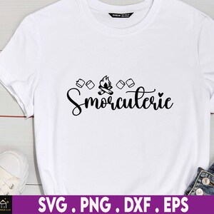Smorcuterie Svg, Charcuterie Board Svg, S'mores Board Svg, Camping Svg ...