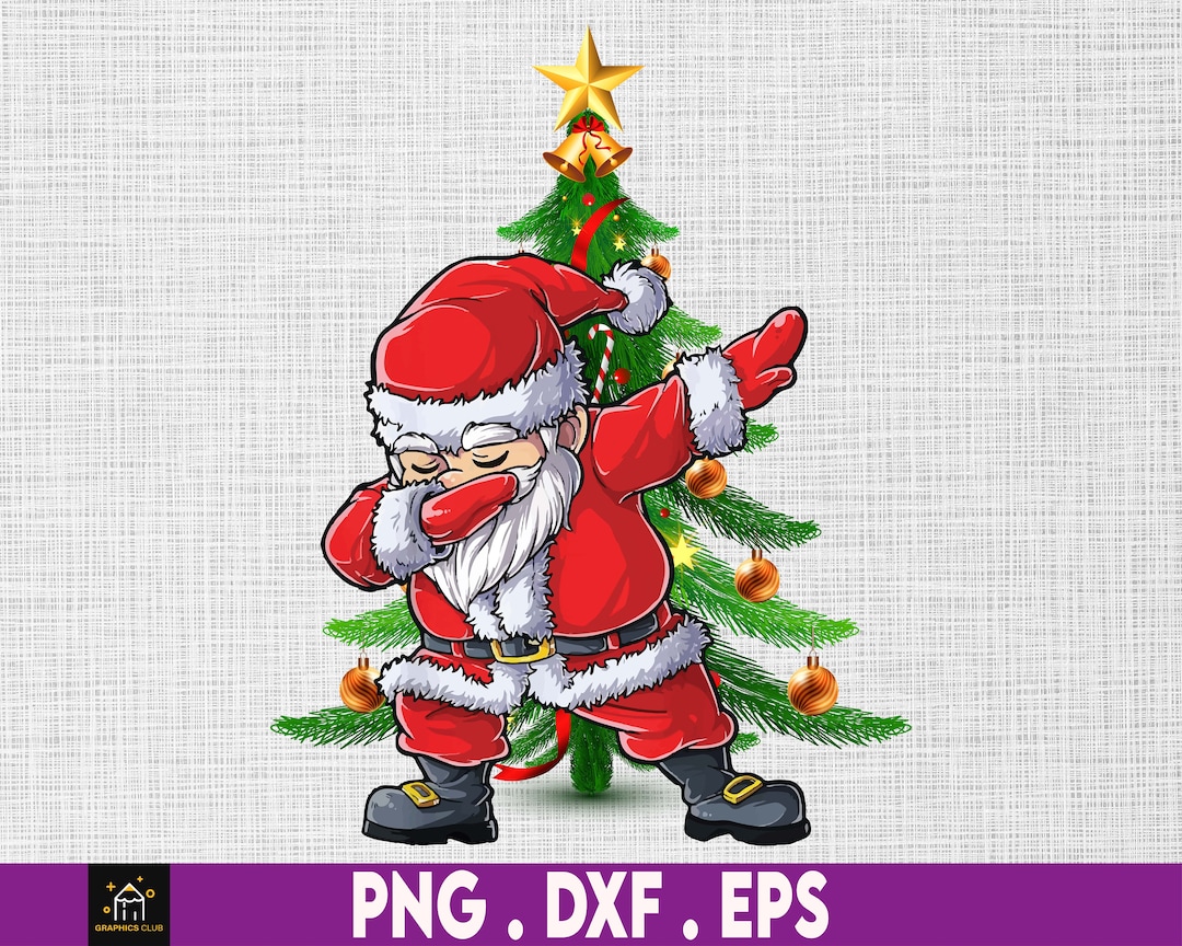 Dabbing Santa Png, Santa Claus, Christmas Tree Png, Holiday Season, Png ...