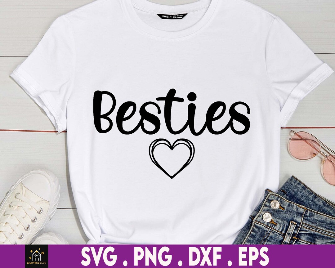 Besties Svg, Valentines Day Svg, Besties Forever Svg, Best Friends Svg ...