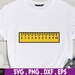 Ruler Ruler Svg Back to School Back to School Svg Math - Etsy