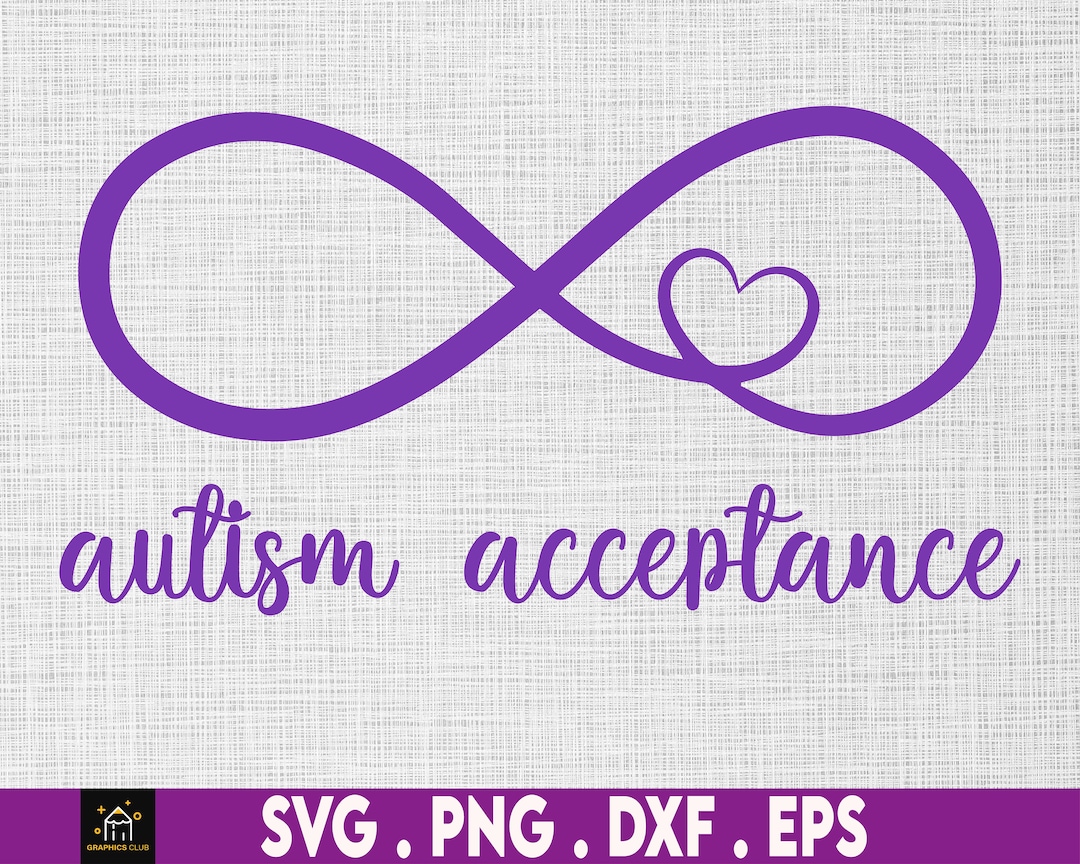 Infinity Autism Love Acceptance Svg, Autism Heart Puzzle Svg, Puzzle ...