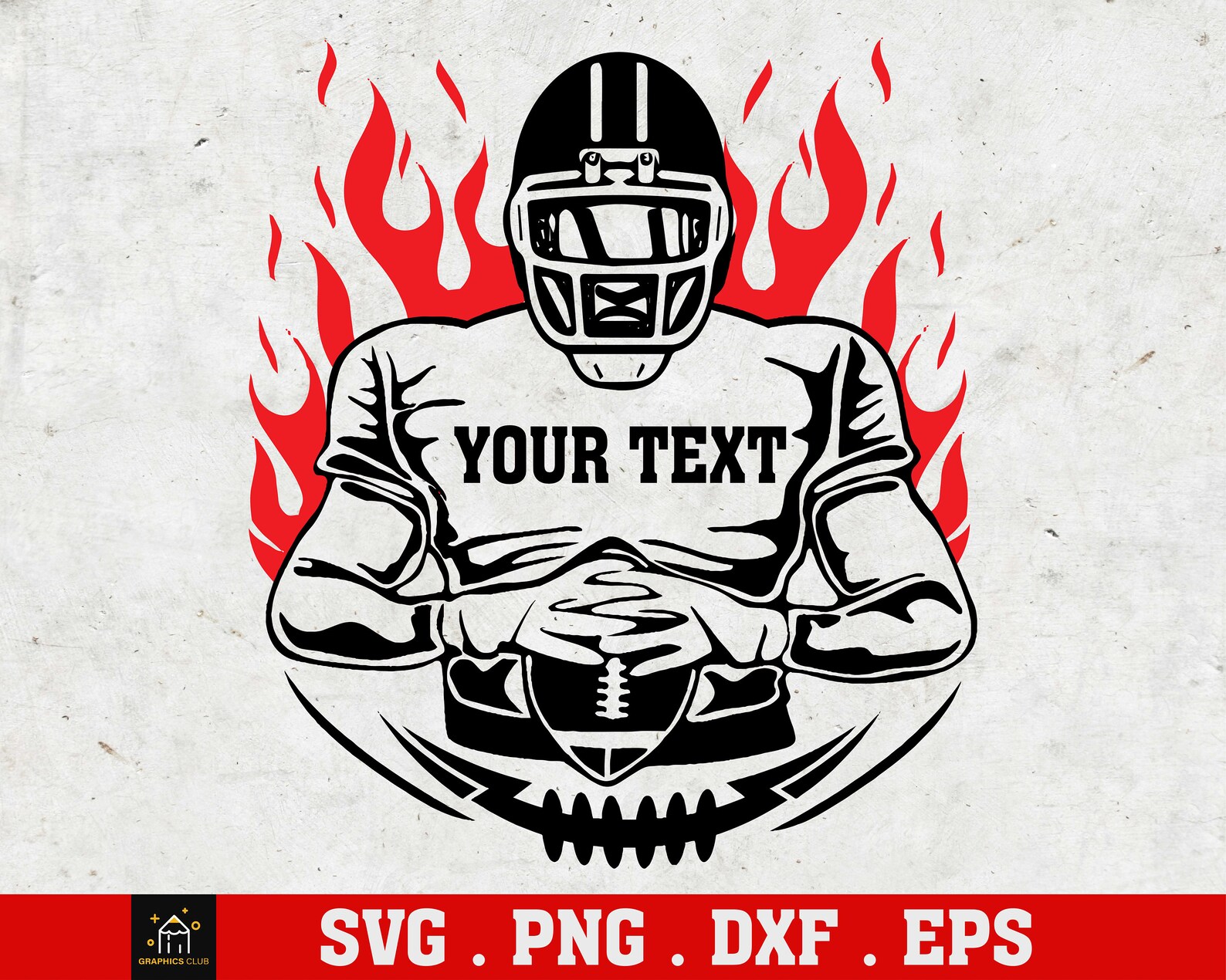 Personalized Football Player Svg Football Svg Football - Etsy