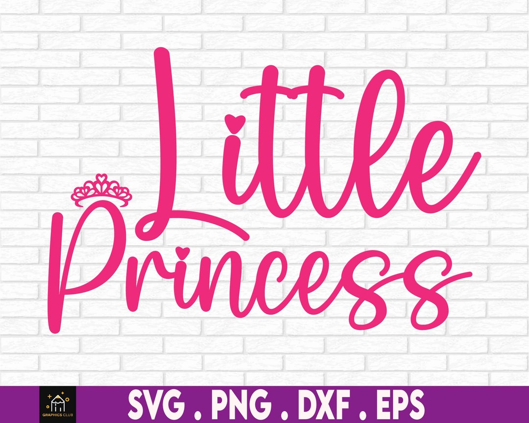 Princess Svg, Kids Svg, Princess Clipart, Princess PNG, Princess Party ...