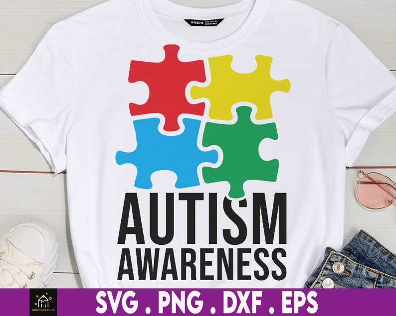 Autism Awareness Svg Puzzle Piece Svg Autism Support 2nd - Etsy