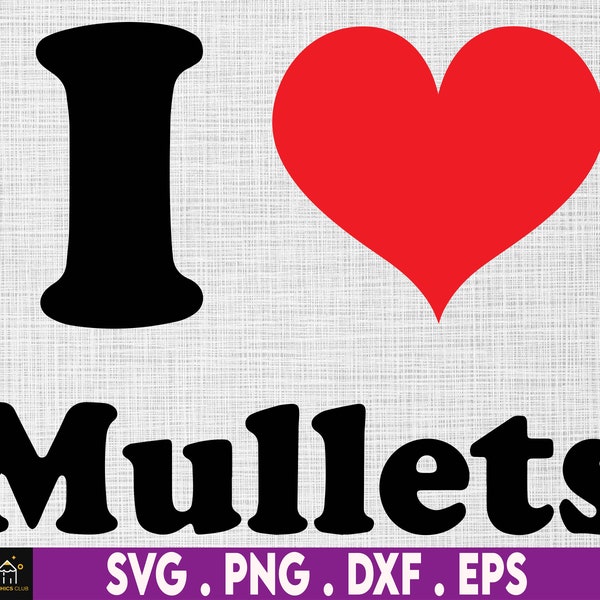 I Love Mullets Shirt - Etsy