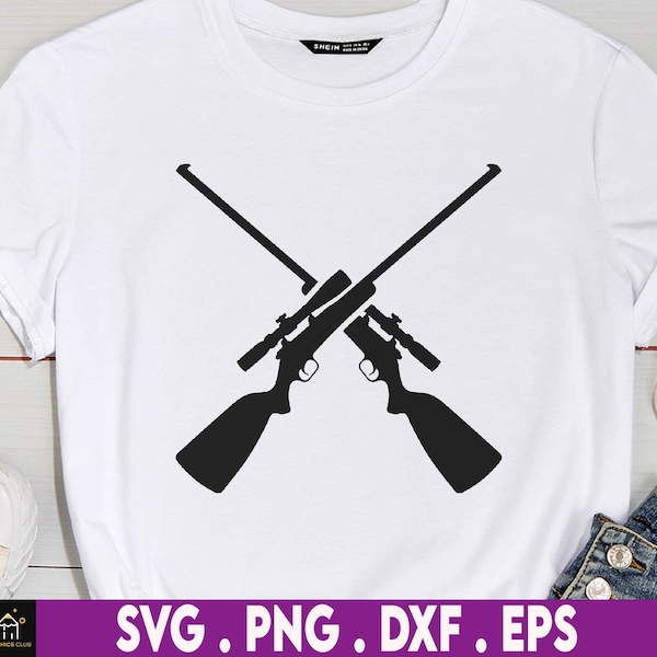 Crossed Rifles Svg - Etsy